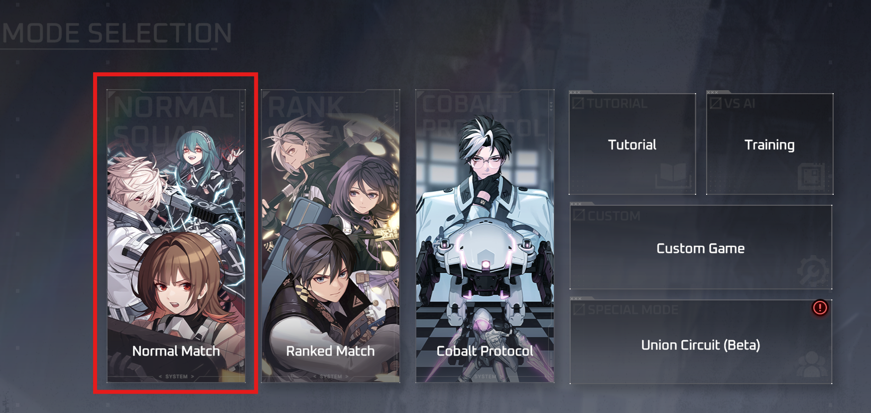 Available Game Modes – Help Center